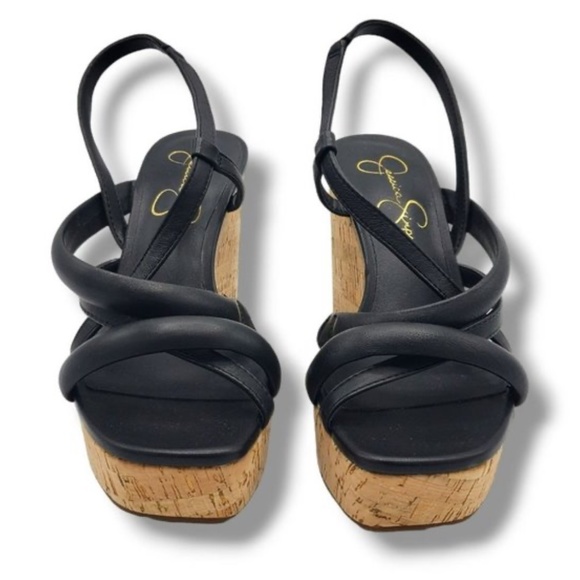 Jessica Simpson | Shoes | Jessica Simpson Siminia Cork Platform Wedge ...